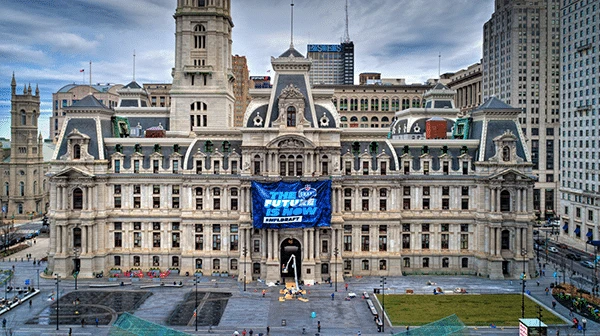 NFL Draft Banner Installations + Video