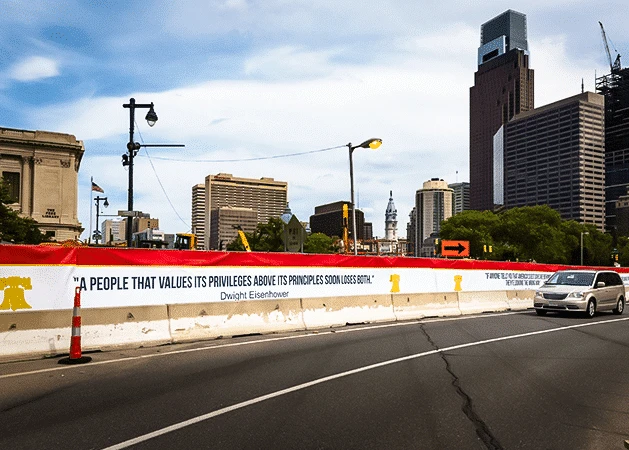 Construction Decal or Ground Signs