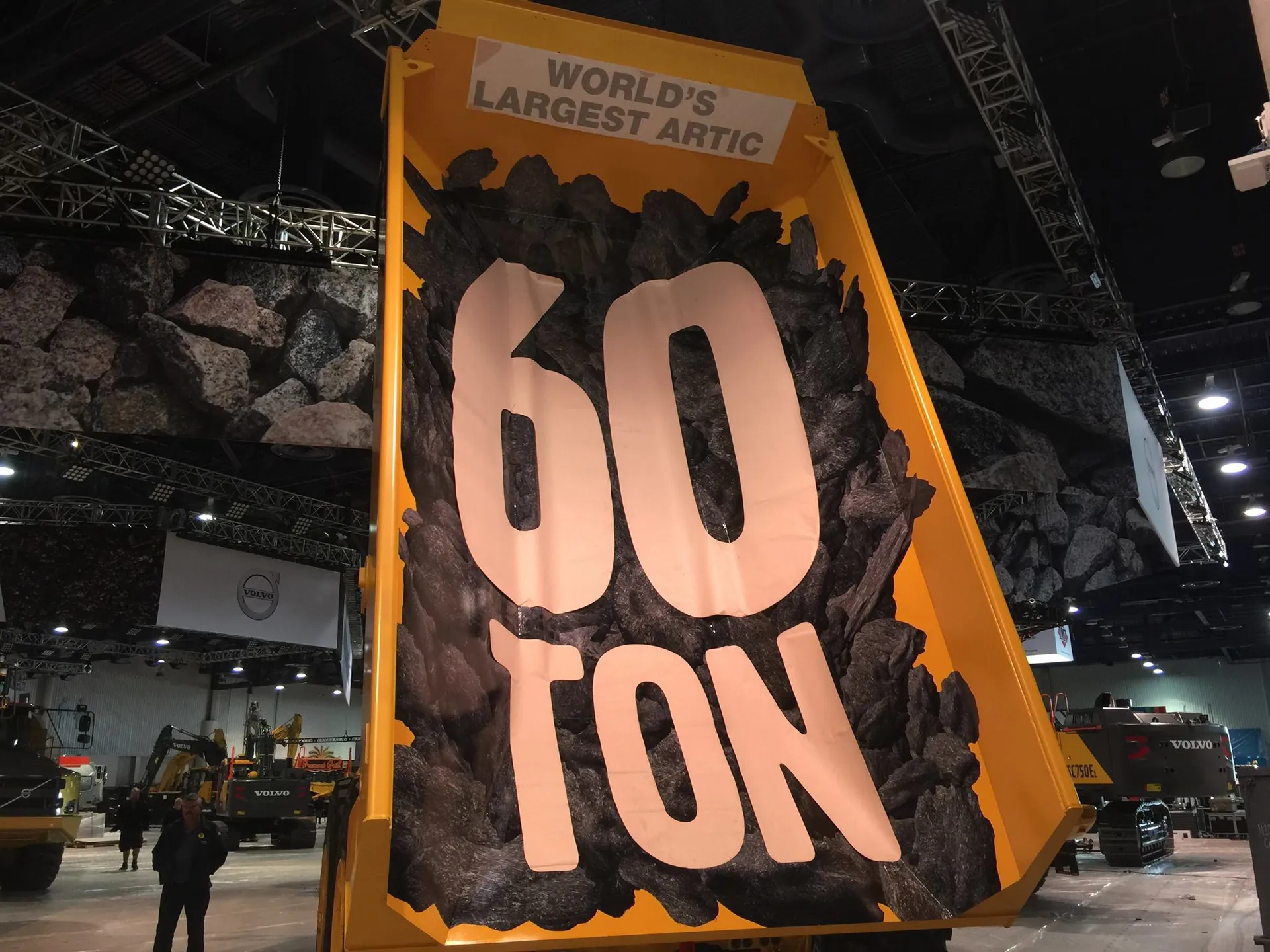 Dimensional Trade Show graphics - world's largest artic