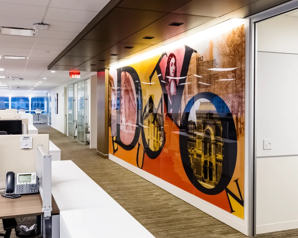 4. Functional Accent Walls for Office Decor