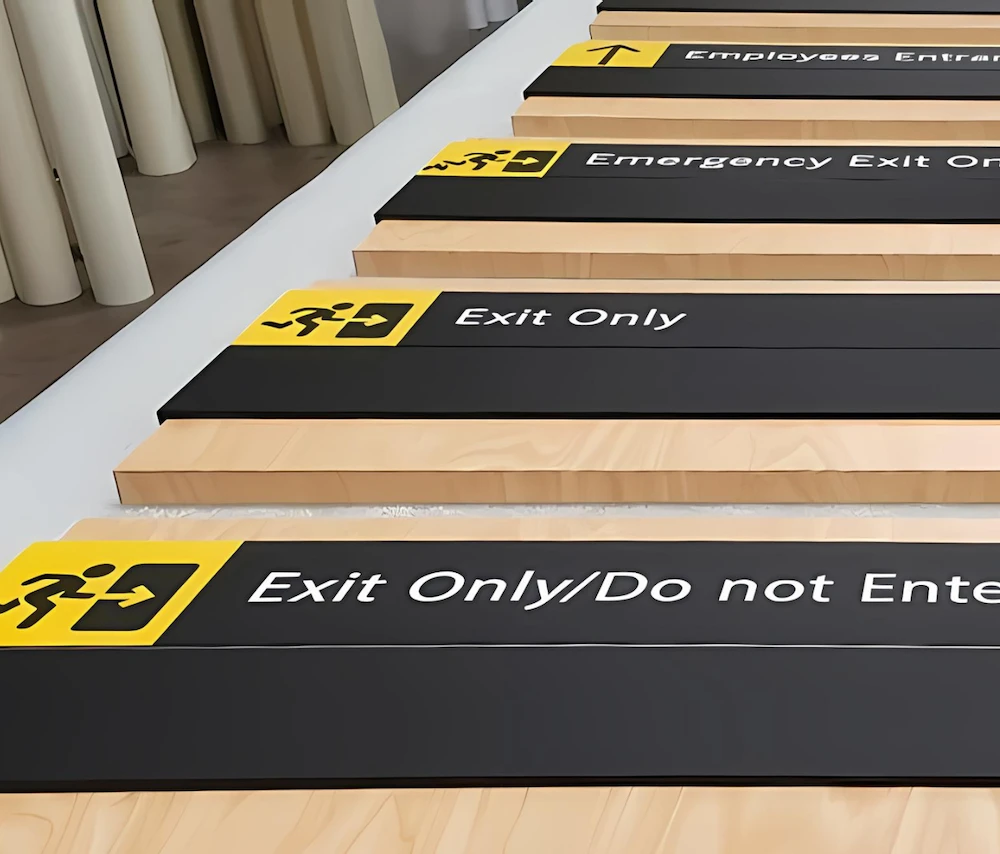 Larger Wall Mounted Directional Signage