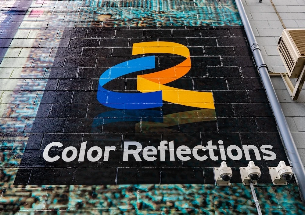 Color Reflections - Custom Exterior Mural - logo